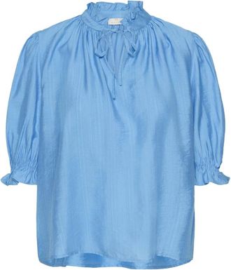 Kaffe Femme, Blouses et Chemises, Bleu, Taille: 36 FR Gabby Blouse