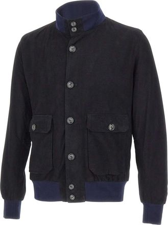 Barba Homme, Vestes, Bleu, Taille: L Vermont Jacket