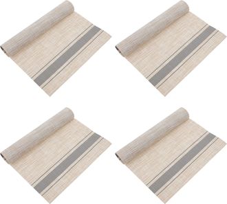Artibetter 4st&uuml;cke Tischsets Quadratische Platzsets Hitzeisolierende Matten F&uuml;r Haushalt Sch&uuml;tzende Unterlagen F&uuml;r Esstisch Praktische Haushaltsunterlagen