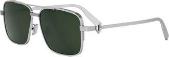 Dior CD Diamond Gr&uuml;ne Linse Sonnenbrille - - Accessories - unisex - Grau - 58 MM