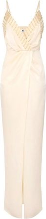 Elisabetta Franchi Robe De Soir&eacute;e - Cr&egrave;me