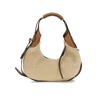 Moschino Sac bandouli&egrave;re Sherpa - Femme - Sacs - Beige - Taille: ONE Size