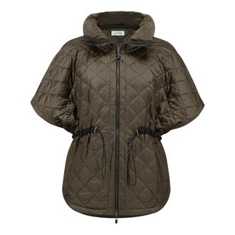 Joseph Ribkoff Gesteppte Nylon-Weste mit Schalkragen- kastiger Schnitt - - Jackets - Damen - Gr&uuml;n - S