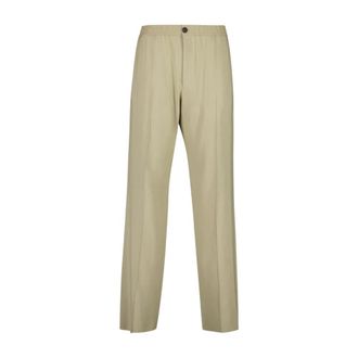 Ferragamo Casual Fit Krepphose - - Trousers - Herren - Beige - L