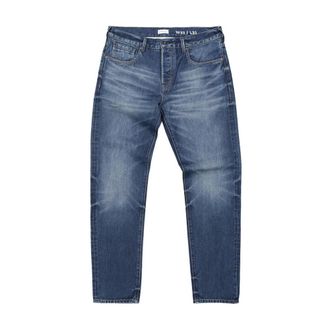 Butcher of Blue Straight Shadow Denim Jeans - - Jeans - Herren - Blau - W33 L34
