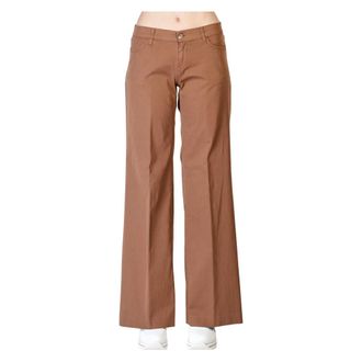 Kiltie Palazzo Hose - - Trousers - Damen - Braun - M