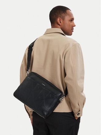 Calvin Klein Laptoptasche Xl Emblem Aop LV04D3526G Schwarz