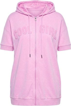 Angel Of Style Sweatjacke Sweatjacke Loose Fit COOL GIRL Frottee-Schriftzug