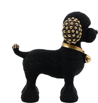 Generic Hundestatuen f&uuml;r den Innenbereich, Hundefiguren, Heimdekoration | Punktperlen Tierdekoration,Moderne Hundestatuen aus Kunstharz, Hundetier-Ornamente f