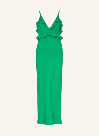 Sandro Sandro Jacquard-Kleid Mit R&uuml;schen gruen