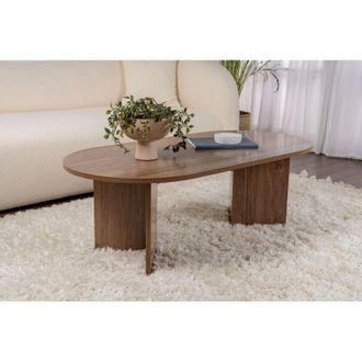 Asir Group LLC Asir Group Llc - Table Basse - Noyer, Luxe Durable, 119x40x60 cm Id&eacute;ale pour Salon et Salle de S&eacute;jour