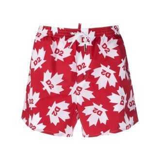 Dsquared2 Boxer Mare Rosso - - Swimwear - Herren - Rot - M