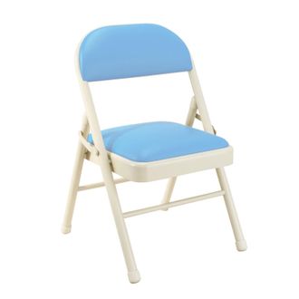 Generic Klappstuhl - Easy No Installation, Stackable Portable Metal Frame Chair for Indoor/Outdoor Use, Ideal for Cafes And Restaurants (Blue)