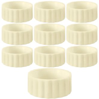 Generic Clip f&uuml;r In - Anti-Rutsch-Silikonringe zur vertikalen Befestigung, stabiler Kerzenhalter, 10er Pack Stabilisatoren f&uuml;r Konusadapter | Idea