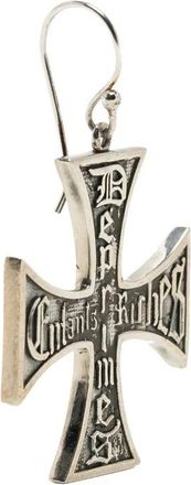 Enfants Riches Deprimes Homme, Accessoires, Gris, Taille: ONE Size Cross Earring