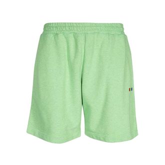 Msgm Casual Baumwoll Bermuda Shorts - - Shorts - Herren - Gr&uuml;n - XS