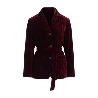 Max Mara Blazer - Femme - Vestes - Rouge - Taille: 42 FR