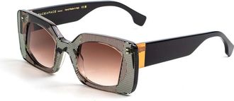 Face à Face Femme, Accessoires, Brun, Taille: 50 MM Flare 1 Lunettes de soleil