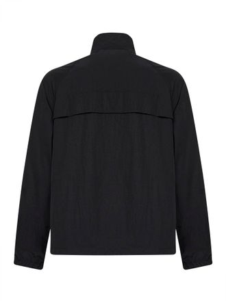 Moncler Mens Packable Jacket Black Polyamide Bomber