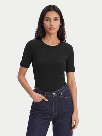 Calvin Klein T-Shirt Varigated LV044F211G Schwarz Slim Fit
