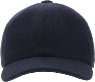 Fedeli Caps & Mützen - Baseball Cap In Exclusive Cashmere - Gr. L - in Schwarz - für Damen