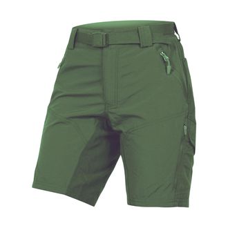 Endura Damen Hummvee Mountain Bike Baggy Cycling with Liner Shorts, Machair Green, Large