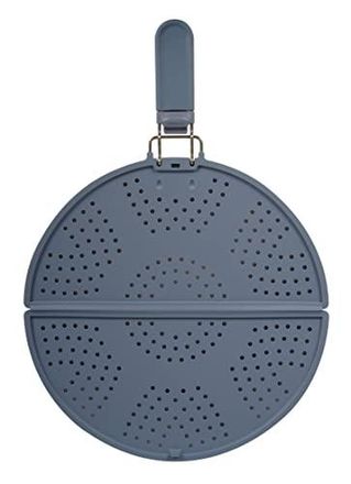 Birambeau K&uuml;chenutensilien - Deckel aus Silikon, Spritzschutz, faltbar, Durchmesser 30 cm &Oslash; - ideal zur Platzersparnis