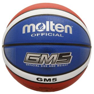 Molten BGMX5-C Bgmx-C Basketball, Rot/Wei&szlig;/Blau, Junior, Gr&ouml;&szlig;e 5