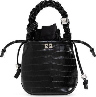 Ganni Femme, Sacs, Noir, Taille: ONE Size Bou Bucket Bag
