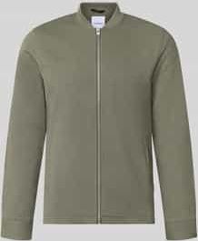 Lindbergh Slim Fit Sweatjacke mit Stehkragen