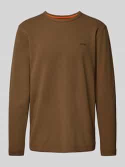 Boss Orange by Hugo Boss Longsleeve mit Label-Stitching Modell Tempesto