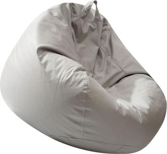 Generic Sitzsack-Sessel, Praktisches Sitzsack-Schlafsofa für den Balkon (Hellbeigegrau)