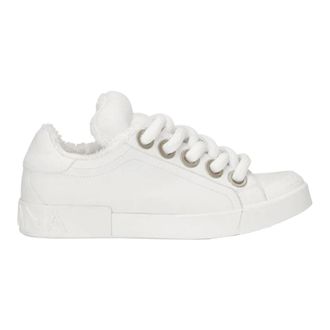 Dolce & Gabbana Homme, Chaussures, Blanc, Taille: 44 EU Baskets Portofino avec &Eacute;ponge Interne