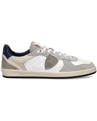 Philippe Model Flache Sneaker aus Glattleder mit Aufn&auml;her in