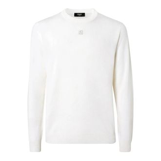 Fendi Pullover - - Knitwear - Herren - Wei&szlig; - M