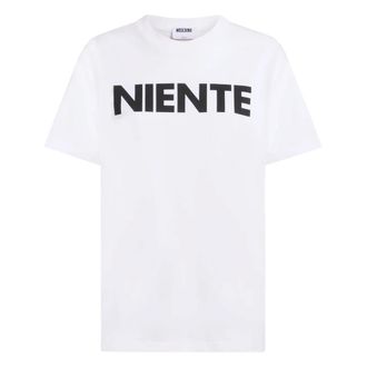 Moschino Femme, Tops, Blanc, Taille: 42 FR 1001 T-Shirt