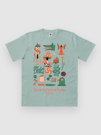 THE DUDES European Fantasy Design Classic T-Shirt vert