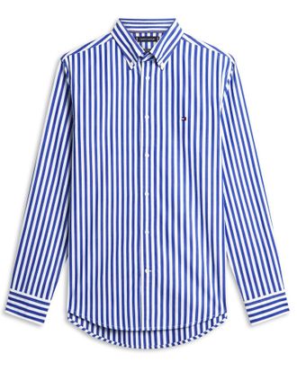 Tommy Hilfiger THFlex-Streifenhemd in Popeline-Qualit&auml;t, Regular Fit in
