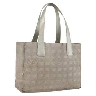 Chanel Pre-owned Vintage Nylon Tote Bag - - Pre-owned - Damen - Beige - ONE SIZE