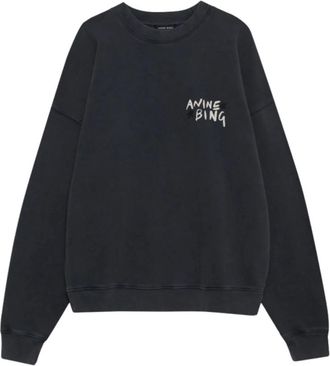 Anine Bing Femme, Sweatshirts et sweats &agrave; capuche, Noir, Taille: 38 FR Paxton Shirt