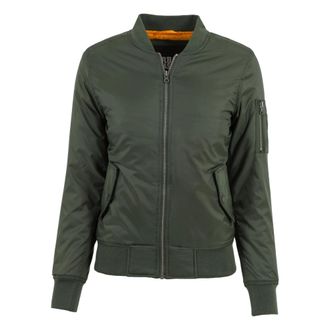 Urban Classics Basic Bomberjacke f&uuml;r Damen (Oliv)
