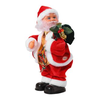 Generico Tanzender Weihnachtsmann, elektrische Musikpuppe mit H&uuml;fttanz, Weihnachtsmann, S&auml;ngerin und T&auml;nzer, f&uuml;r Kinder, Erwachsene, Jugendliche, Kindergarten,
