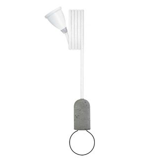 NUD Collection NUD Base - Kabel mit Fassung - Wimbledon - Wei&szlig; 3M