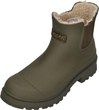 Woden Damen Gummistiefel LIV WARM WATERPROOF dark olive, Gr&ouml;&szlig;e:41 EU