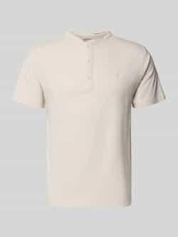 Superdry T-Shirt mit kurzer Knopfleiste