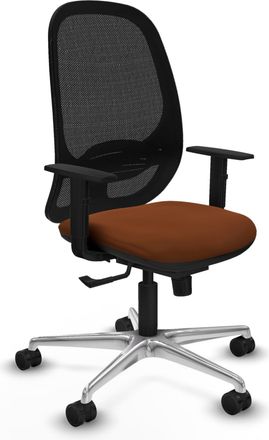 Piqueras y Crespo Computerstuhl Cilanco mit 1D-Armen, h&ouml;henverstellbare Lendenwirbelst&uuml;tze, ausgestattet mit 3 Positionen und Schneidschaum, mit Rollen von 65 mm, Nylon