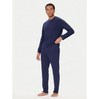Benetton United Colors Of Benetton Pyjama 3VD04P02W Dunkelblau Regular Fit