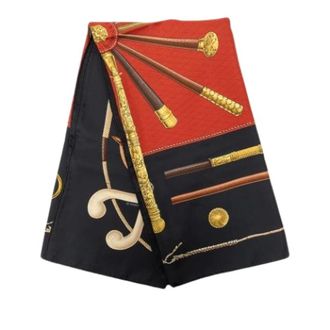 Herm&egrave;s Pre-owned Foulard en soie Cannes et Pommeaux - Femme - Pre-owned - Multicolore - Taille: ONE Size
