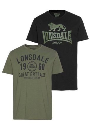 Lonsdale T-Shirt BANGOR (Packung, 2-tlg., 2er-Pack) Doppelpack