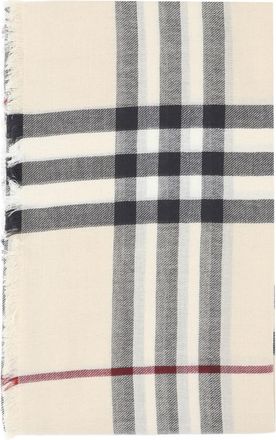 Burberry Check Wool Scarf